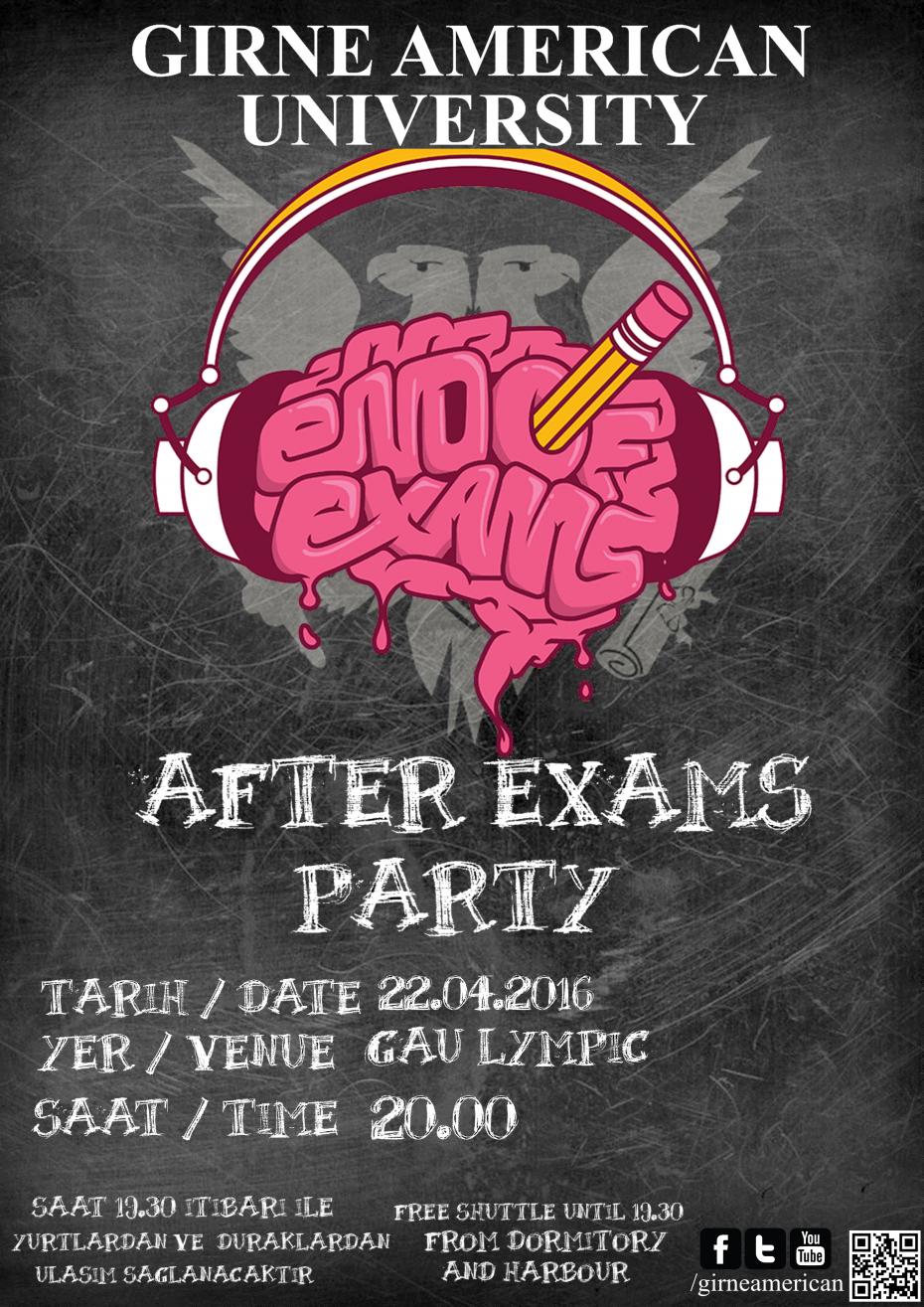 AFTER EXAM PARTY